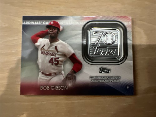 2021 Topps 70th Anniversary Logo Patch #T70P-BG Bob Gibson | eBay