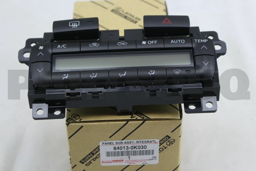 840130K030 Genuine Toyota PANEL SUB-ASSY, INTEGRATION 84013-0K030 | eBay