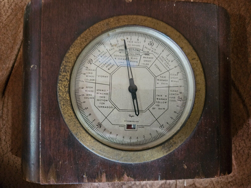 Rare Antique Taylor Stormoguide Barometer Taylor Instrument Companies ...