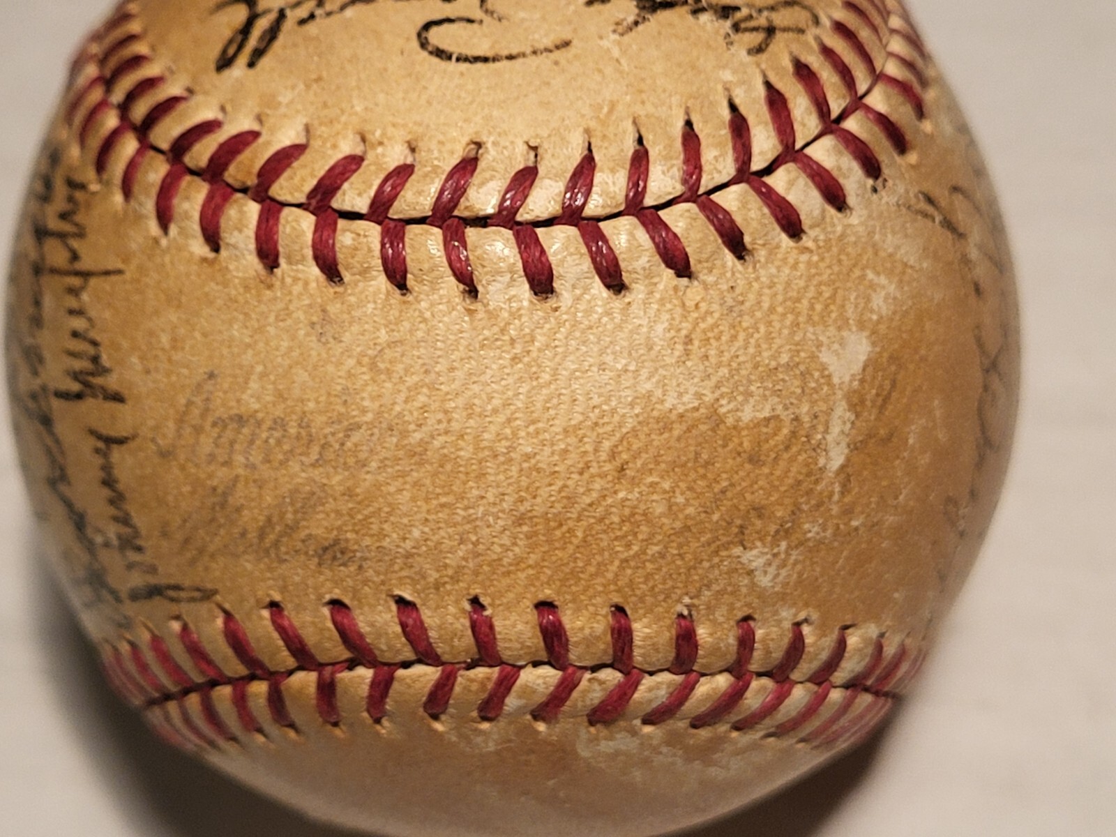 1939 Signed Baseball By Members Of The 1939 NY Yankees. MLB. Baseball ...