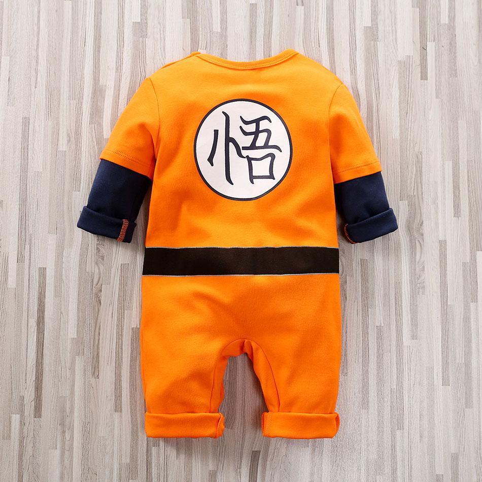 Anime Clothes Baby Vegeta Rompers Newborn Kuririn Roshi Training Outfit ...