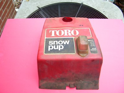 RARE FIND, ANTIQUE / VINTAGE TORO SNOW BLOWER TOP COVER FOR SNOW PUP ...