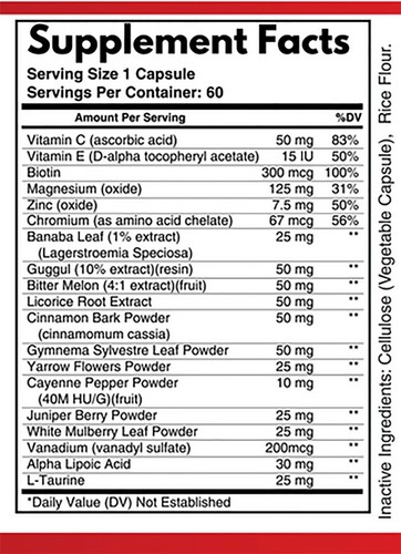 Blood Boost Formula Blood Flow Accelerator By Nature's Boost - 60 ...
