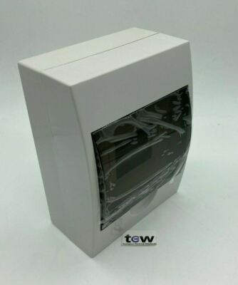 Plastic Consumer Unit 6 way IP40 Distribution Board MCB RCD Din Rail ...