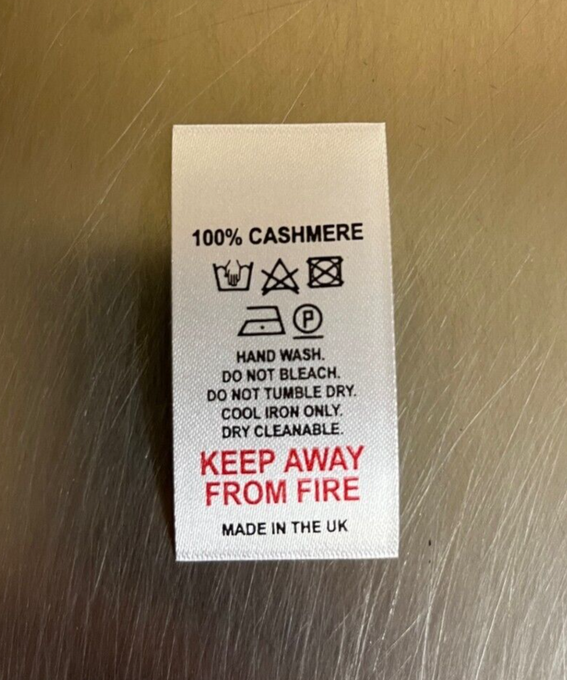 WASH CARE CLOTHING GARMENT LABELS DIFFERENT FIBRE CONTENTS AVAILABLE | eBay