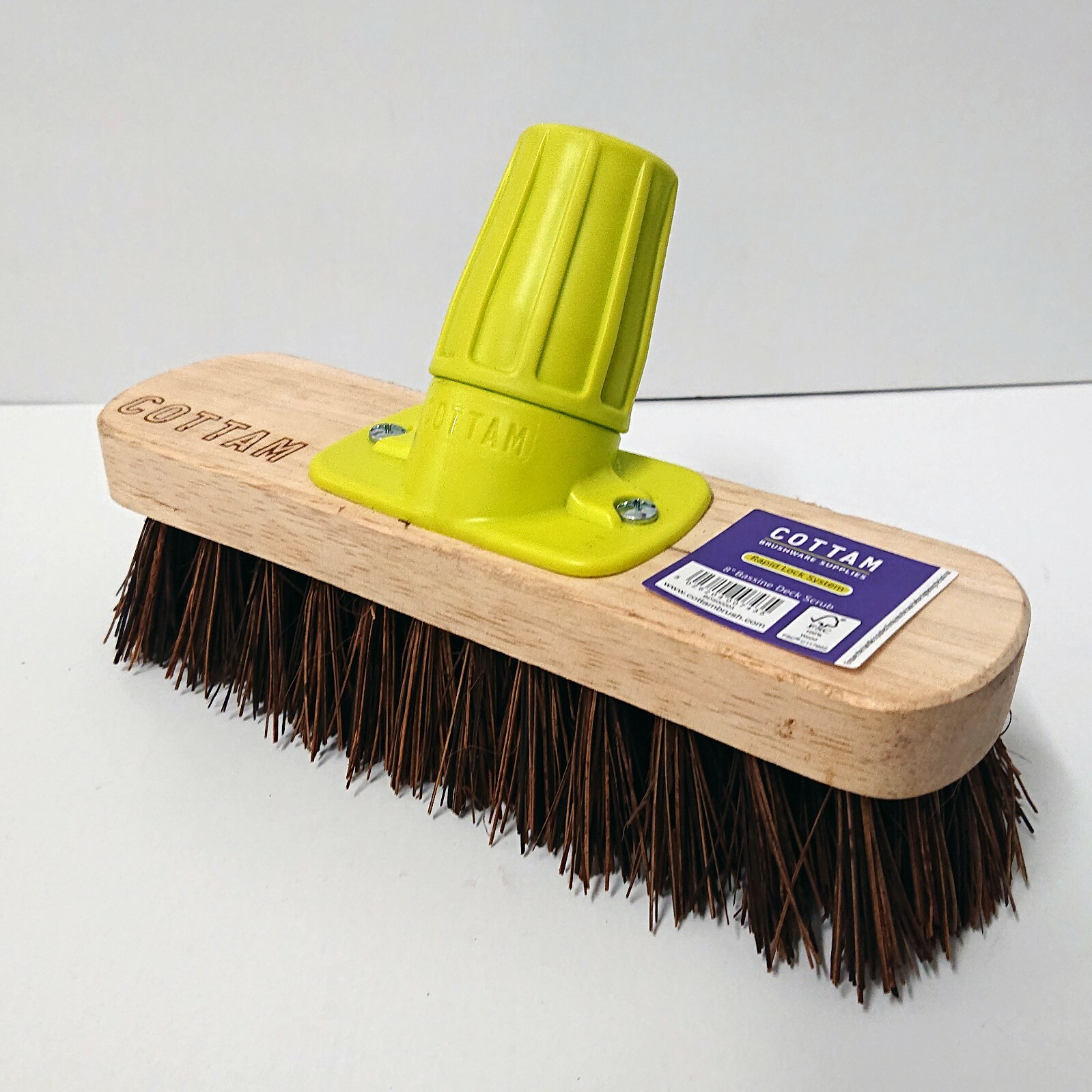 Deck Hull Scrubbing Brush Scrubber 8" Paths Patios Garden Decking Ju2 ...