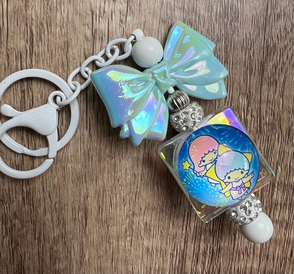 Hand made beaded key chains. Little Twin Stars! gifts. Teen. Sanrio ...