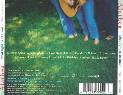 ALATHEA WHAT LIGHT IS ALL ABOUT NEW CD 826872000227| eBay