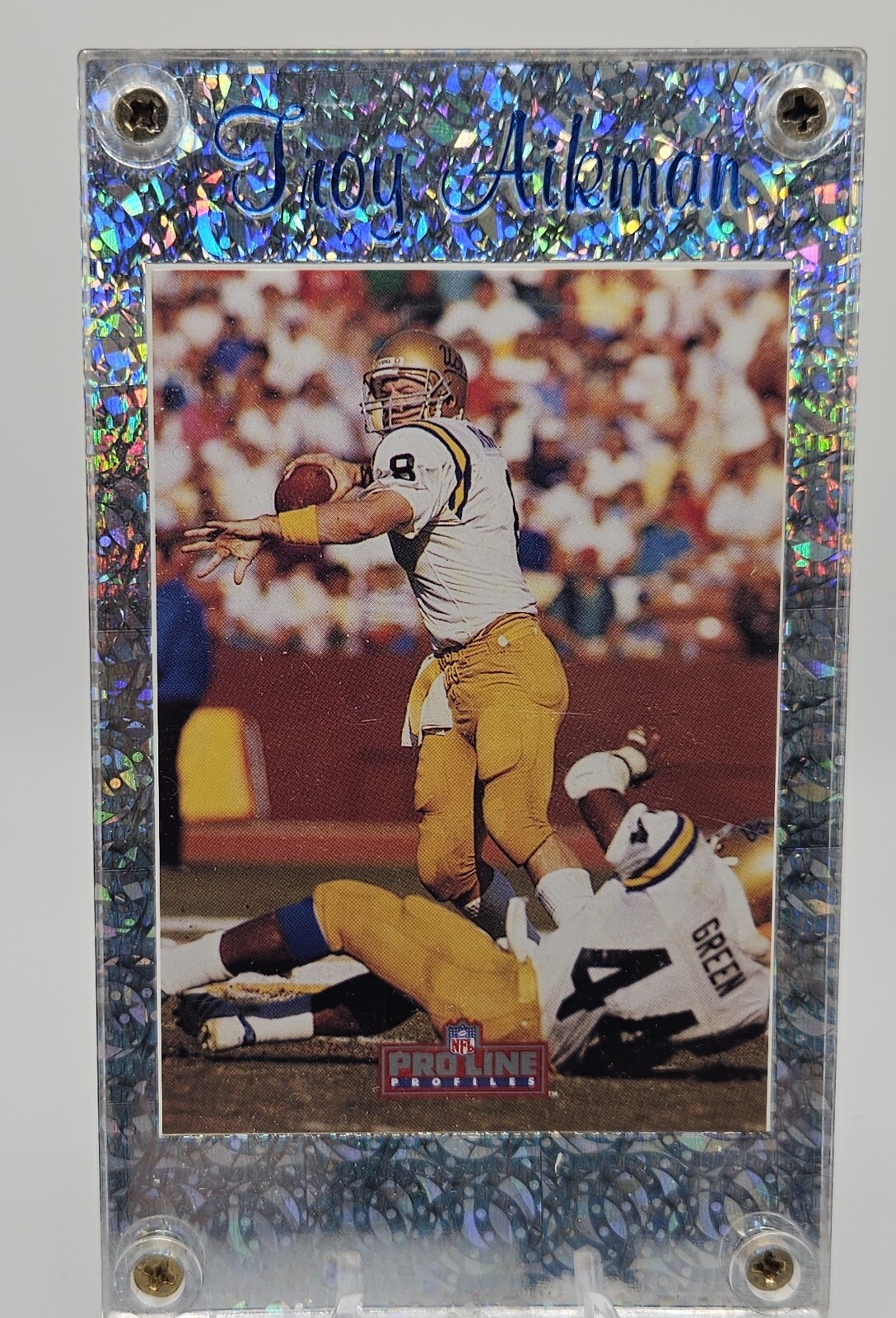 1992 Pro Line Profiles #183 NFL Troy Aikman Football Card 3 of 9 - MINT ...