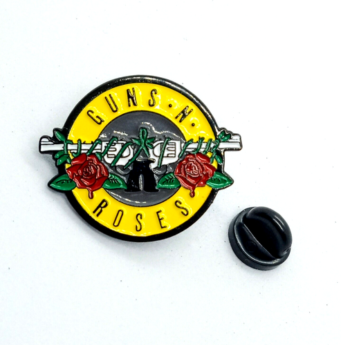 GUNS N' ROSES PIN Music 80s/90s American Hard Rock Band Gift Enamel ...