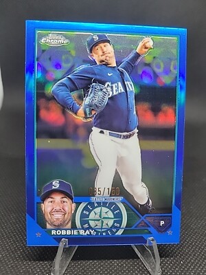 Robbie Ray 2023 Topps Chrome Baseball Card #159 Blue Refractor /150 ...