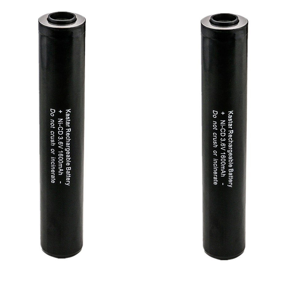 Kastar 3.6V 1600mAh Ni-CD Battery for Streamlight 75175 75375 Stinger ...