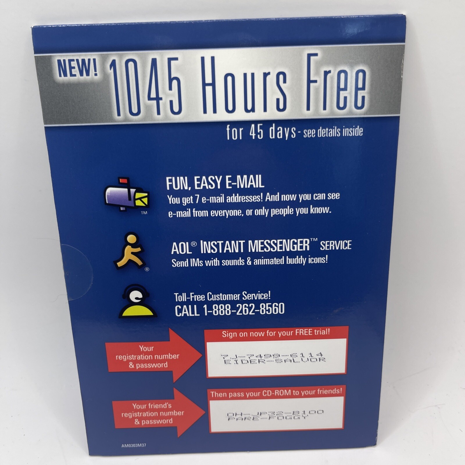 AOL 8.0 1045 Hours Free Promotional Disc Sealed | eBay