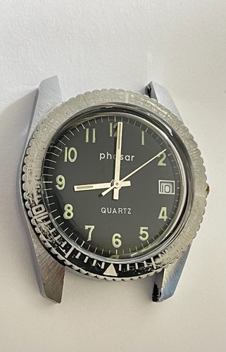 Vintage Phasar Diver watch ESA 944.111 SWISS 7 Jewels 5 ATM Waterproof ...