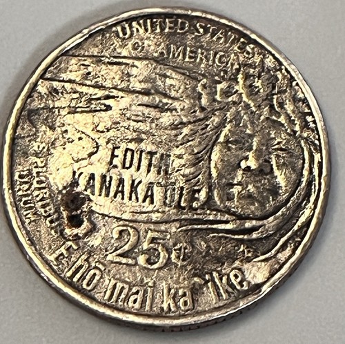RARE 2023 P edith kanaka'ole quarter - Multiple Errors - One Of A Kind ...