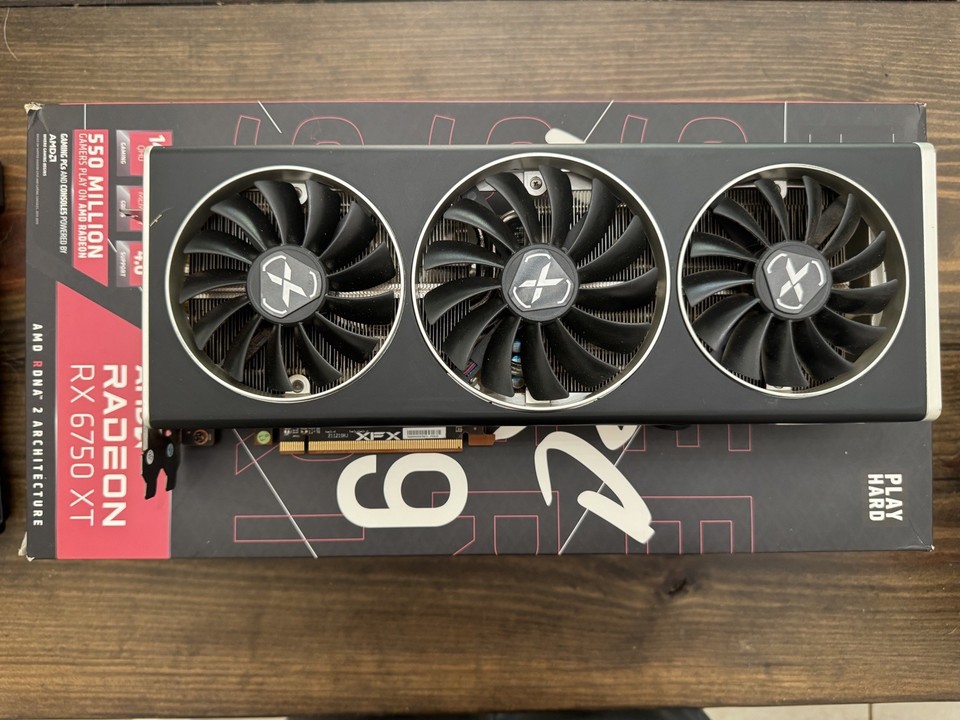 AMD XFX SPEEDSTER MERC319 RADEON RX 6750XT BLACK 12GB GDDRG HDMI | eBay