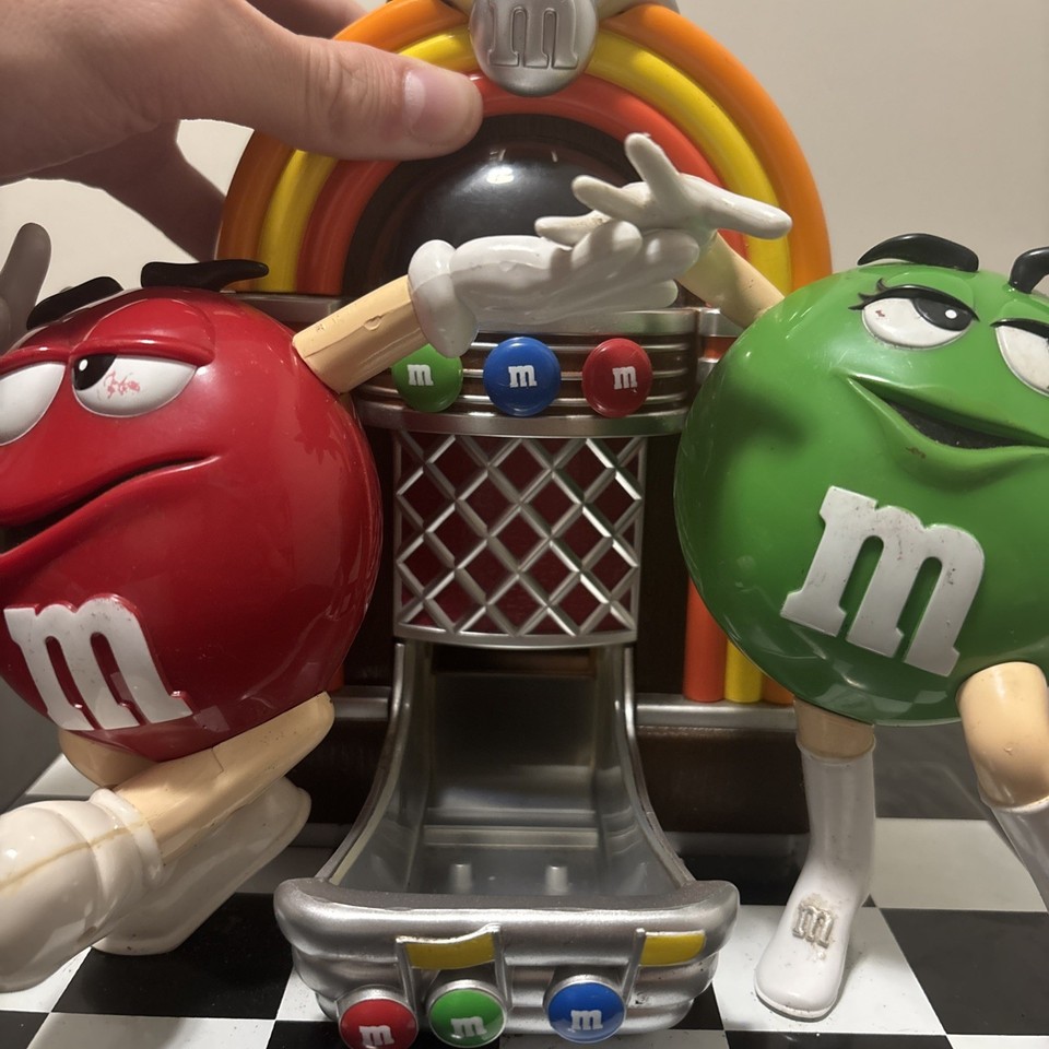 Vintage MM M&M Rock and Roll Jukebox Candy Dispenser Collectible Candy ...