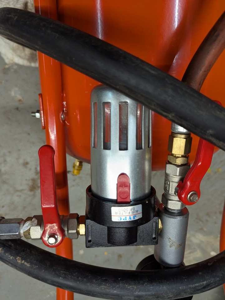 Portable Sand Blaster - 38L 10 Gallon Mobile Sand Bead Blasting Gun ...