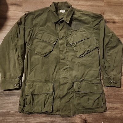 Vintage Vietnam OG 107 Small Jungle Jacket Tropical Coat Poplin Slant ...