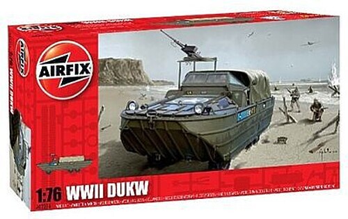 Airfix WWII DUKW Amphibious Military Truck - Plastic Model Military ...