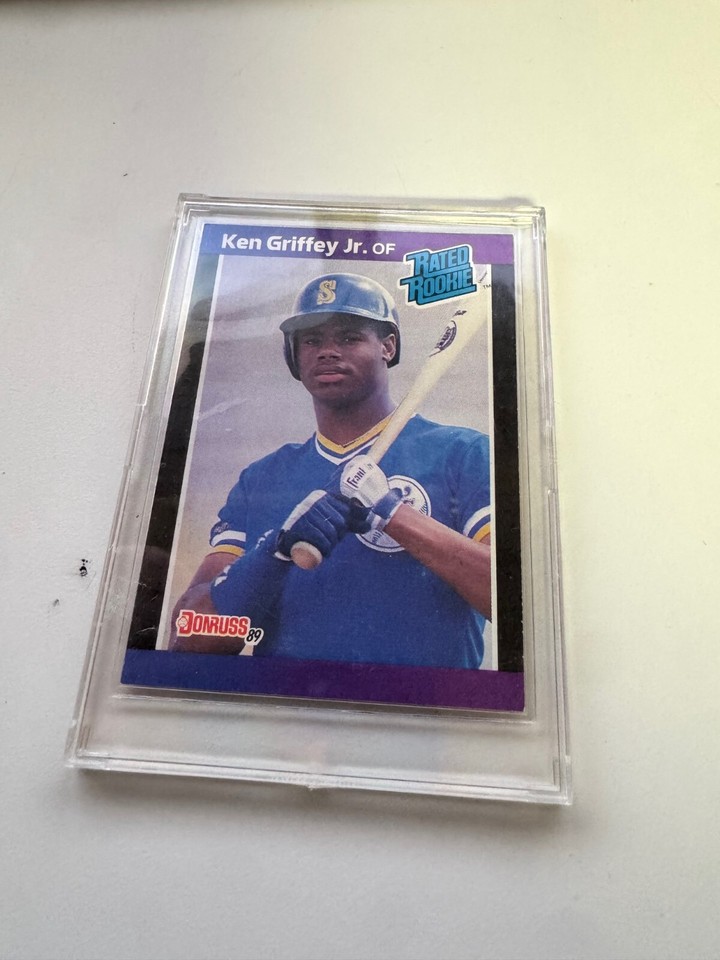 RARE-Ken Griffey Jr. Rookie ERROR CARD-No Period Dot after Inc /white ...