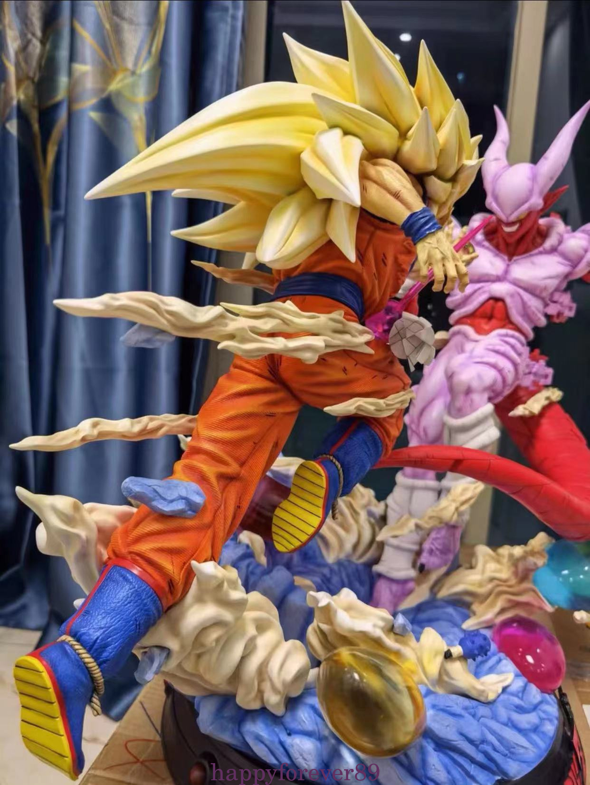 KD studio Dragon Ball Super Saiyan 3 Goku VS Janemba Resin Statue In ...