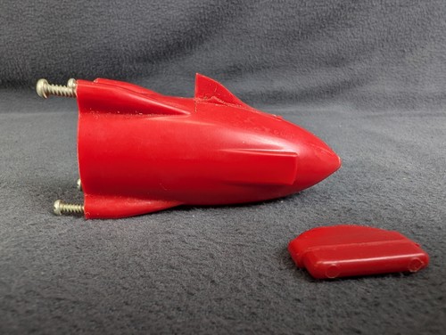 COX PROP ROD ENGINE RED NACELLE FOR METAL CHASSIS STYLE EARLY VERSION ...