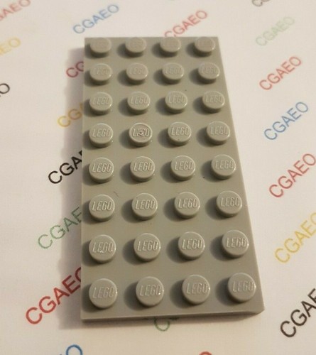 1 X Lego 3035 Plate 4 x 8 - Light Bluish Gray | eBay