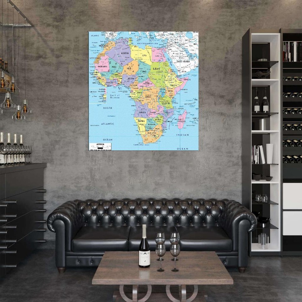 64037 Africa Map Wall Decor Print Poster | eBay