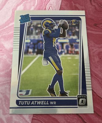 Tutu Atwell 2021 Donruss Optic Rated Rookie #220 Silver Prizm Rookie ...