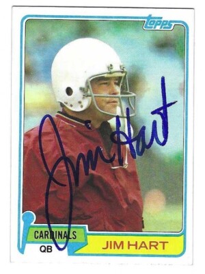 Autographed Signed JIM HART St. Louis Cardinals 1981 Topps #401 w/COA ...
