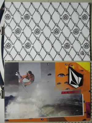 VOLCOM surf 2007 DEAN MORRISON 2 sided poster New Old Stock Mint ...