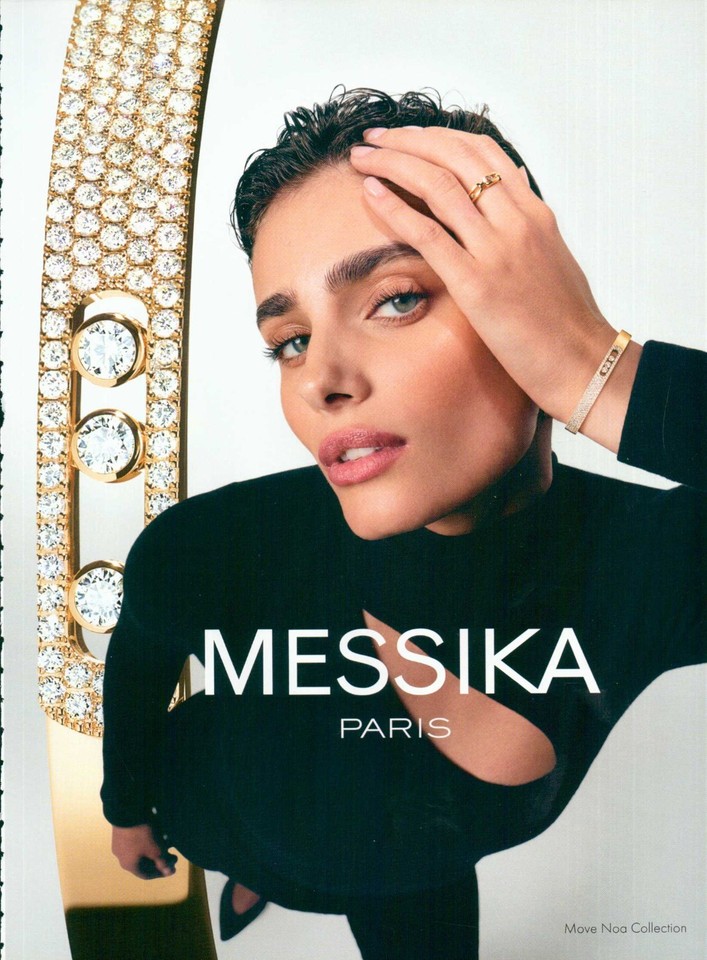 Messika Taylor Hill Magazine Print Ad Advert BY Julien Vallon 1pg 2024 ...