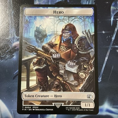 MTG Magic FIN Final Fantasy - 1x EN NM TOKEN 0004 / 0022 Hero / Food | eBay
