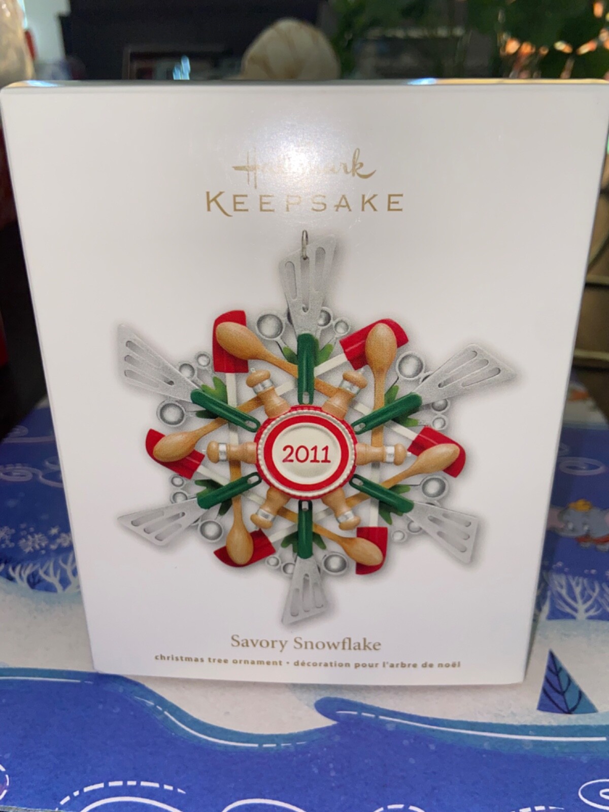 2011 HALLMARK SAVORY SNOWFLAKE KITCHEN COOKING UTENSILS ORNAMENT BRAND ...