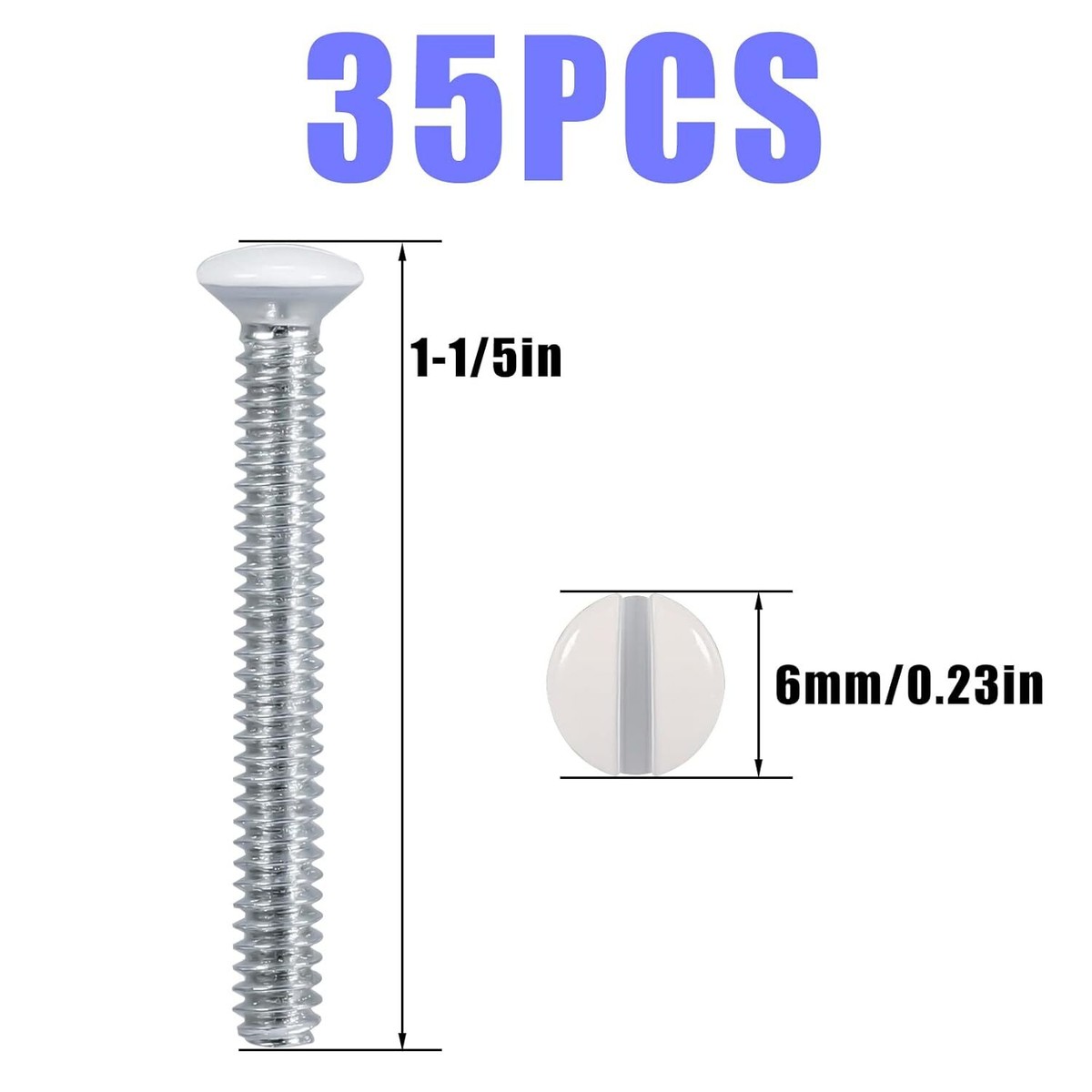 Electrical Cover Plate Screws M3 X 10mm Electrical Face Plate Screws