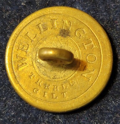 WAR OF 1812 OR NAPOLEONIC ERA ENGLISH PATRIOTIC BUTTON "WELLINGTON" | eBay