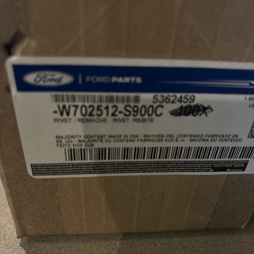 Ford Specialty Rivet W702512-S900C (12) F150 | eBay