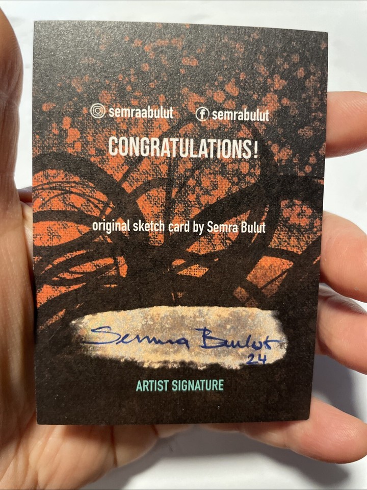 Ana De Armas Personal Sketch Card Portrait Art By Semra Bulut | eBay