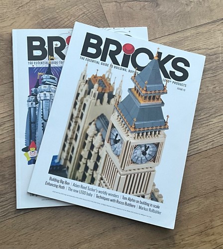 Bricks Magazine issues 13 & 16 - Big Ben, Techniques, Disney Castle & much more | eBay