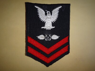 US Navy Petty Officer 2nd Class PO2 Chevron with AVIATION BOATSWAIN'S ...