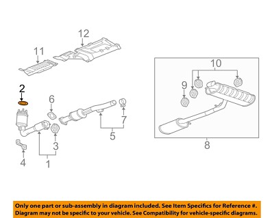 GM OEM 99-17 Aura Exhaust Components-Converter Pipe Gasket 24505057 | eBay