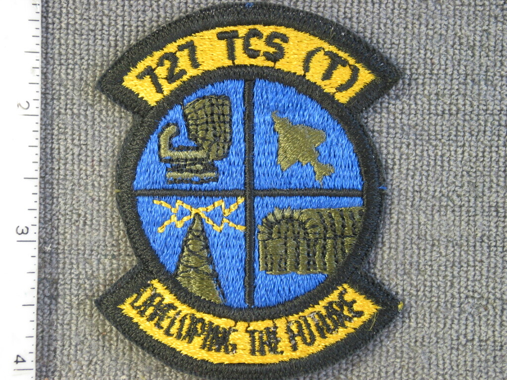1979 - 1991 issue USAF 727th Tactical Control Squadron (TEST) Patch ...