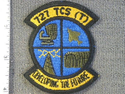 1979 - 1991 issue USAF 727th Tactical Control Squadron (TEST) Patch ...