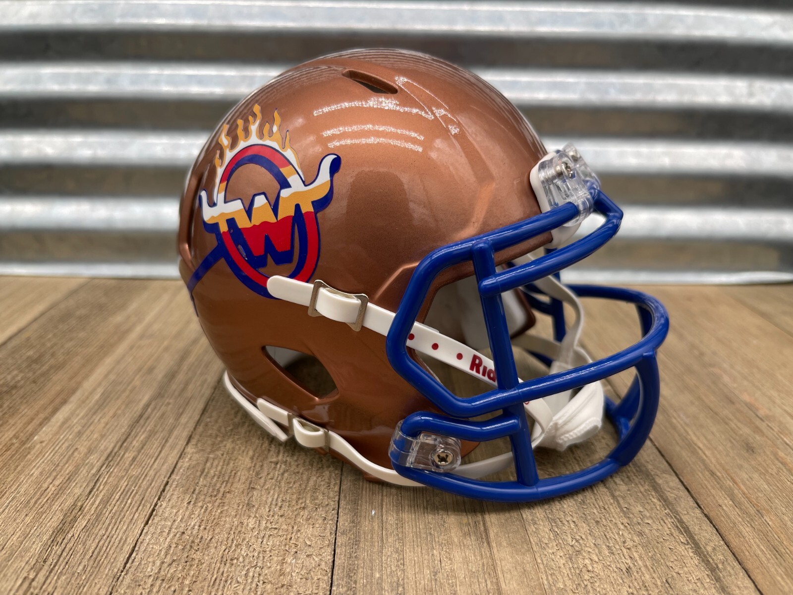 1983-1984 USFL Arizona Wranglers Speed Mini Helmet | eBay
