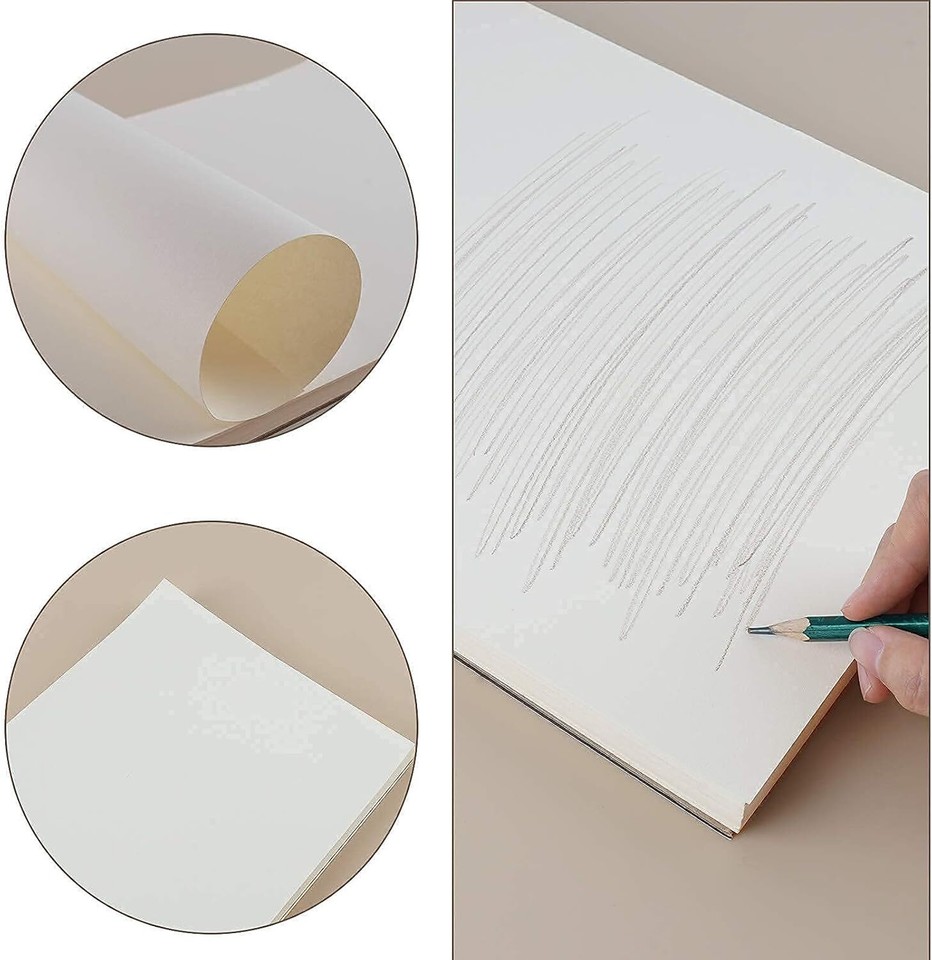 9 x 12 inches Sketch Book, Top Spiral Bound Sketch Pad, 1 Pack 100 ...