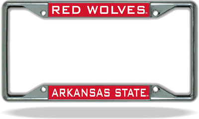 Arkansas State RED WOLVES License Plate Frame | eBay