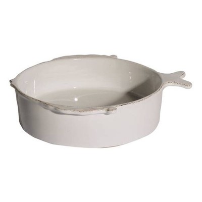 Servierschale, Servierschüssel MARINA FISCH weiß D. 28cm Keramik ...