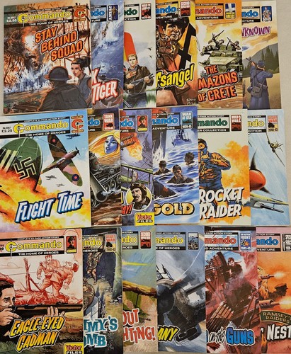 40 COMMANDO Comics - Joblot - Random Issues | eBay UK