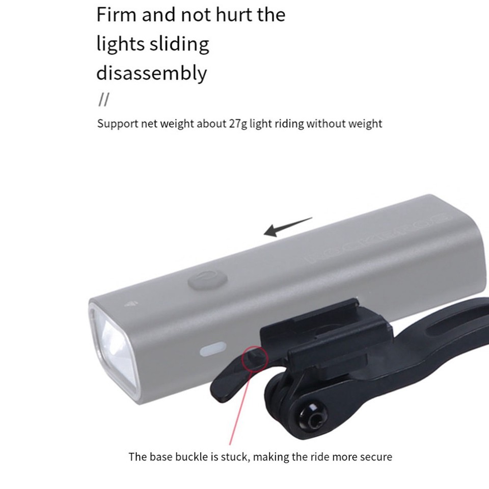 Bike Headlight Bracket Folding Light Extension Mount Bracket Light ...